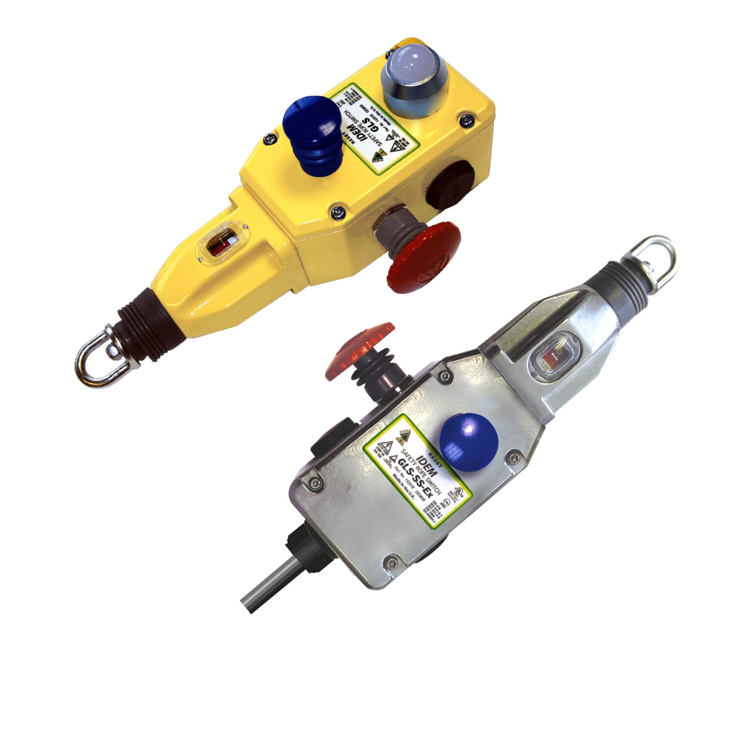 GLS-Ex and GLS-SS-Ex Safety Rope Pull Switches - IDEM Safety Switches